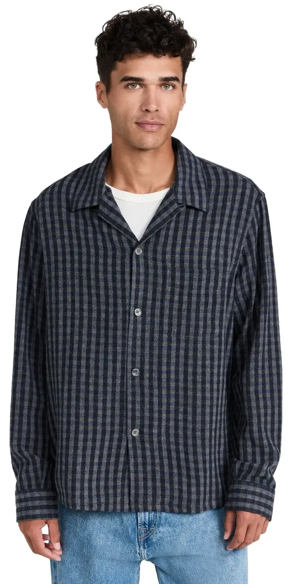 Our Legacy Heusen Shirt In Principal Check Rural Wool - 60% Off